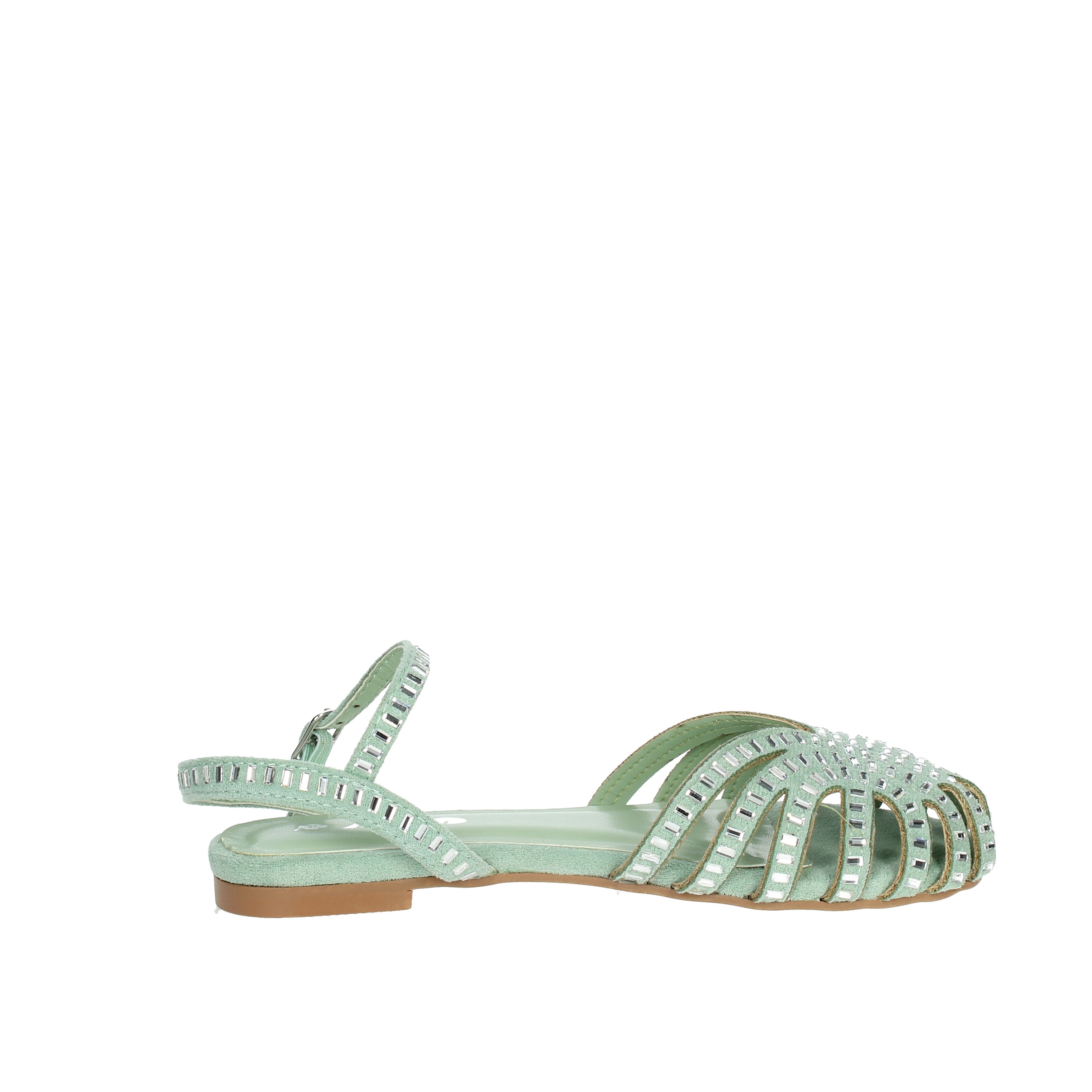 SANDALI BASSI AG-14570 VERDE ACQUA Verde - Shoes Point