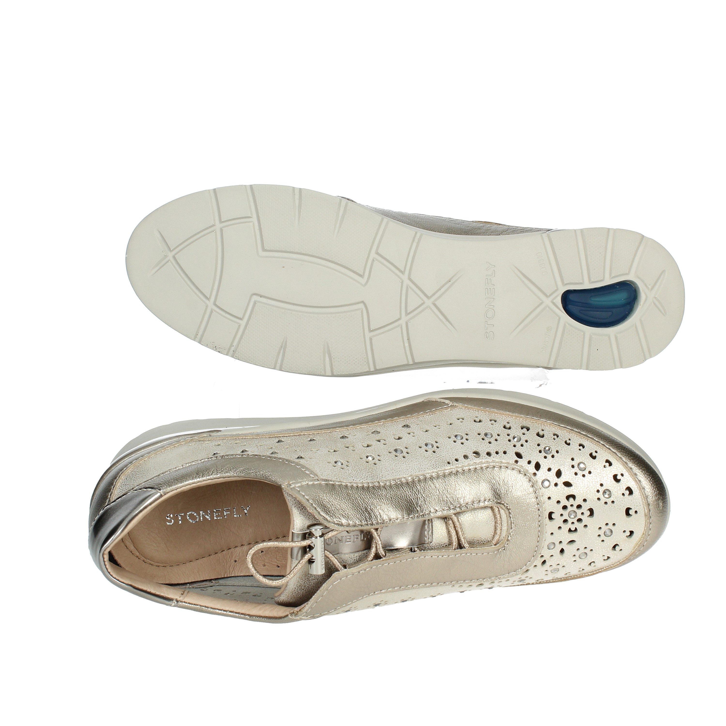 SNEAKERS BASSA 210813 PLATINO Oro - Shoes Point