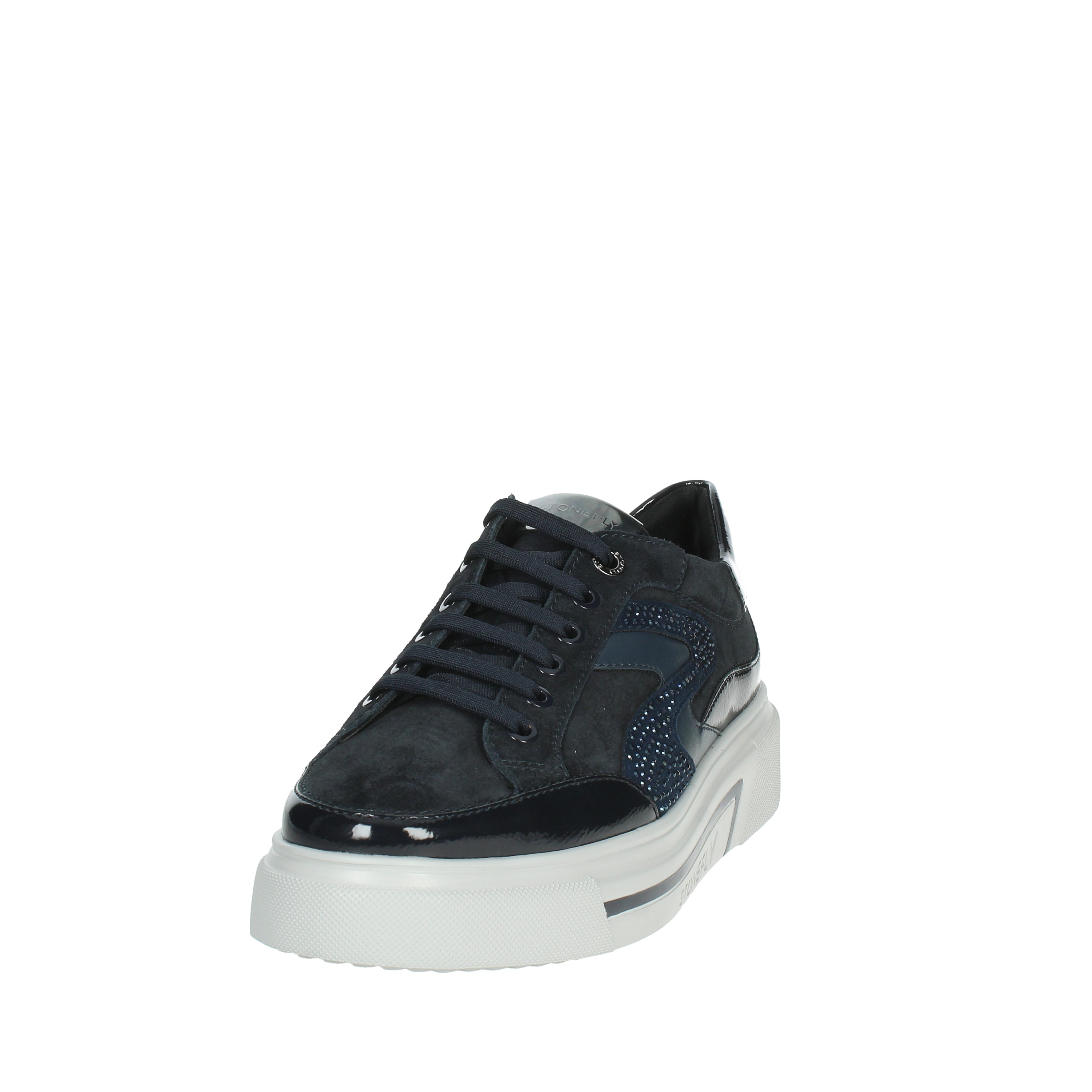 SNEAKERS BASSA 220004 BLU Blu - Shoes Point