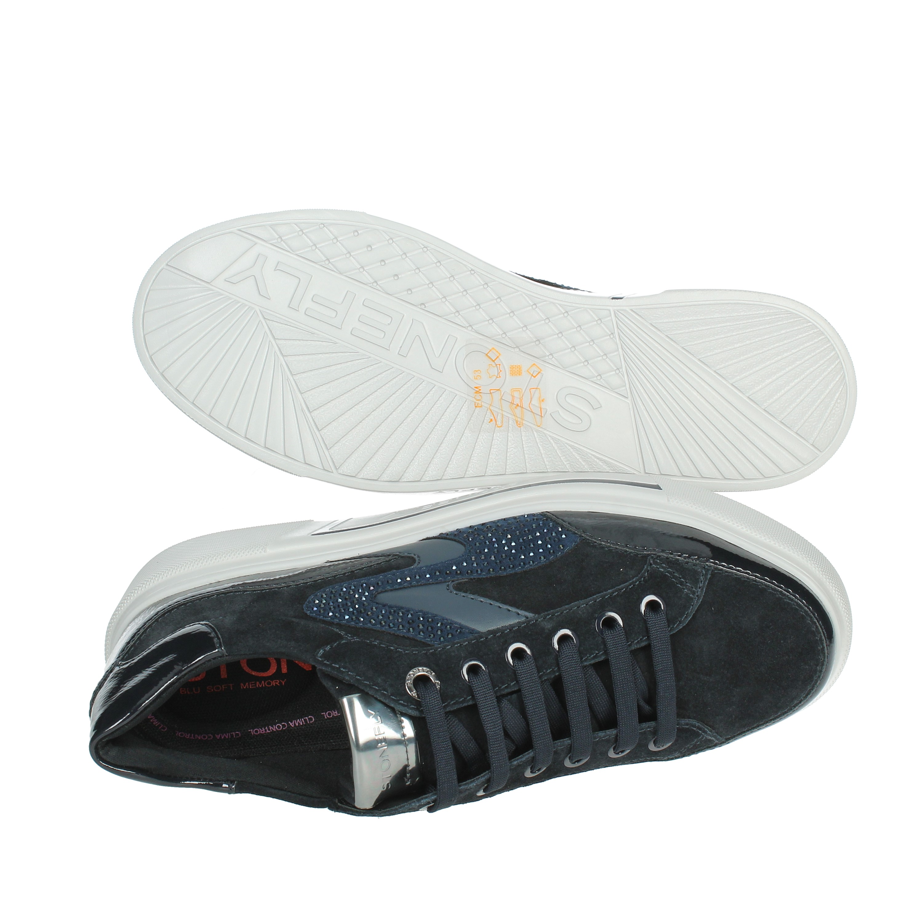 SNEAKERS BASSA 220004 BLU Blu - Shoes Point