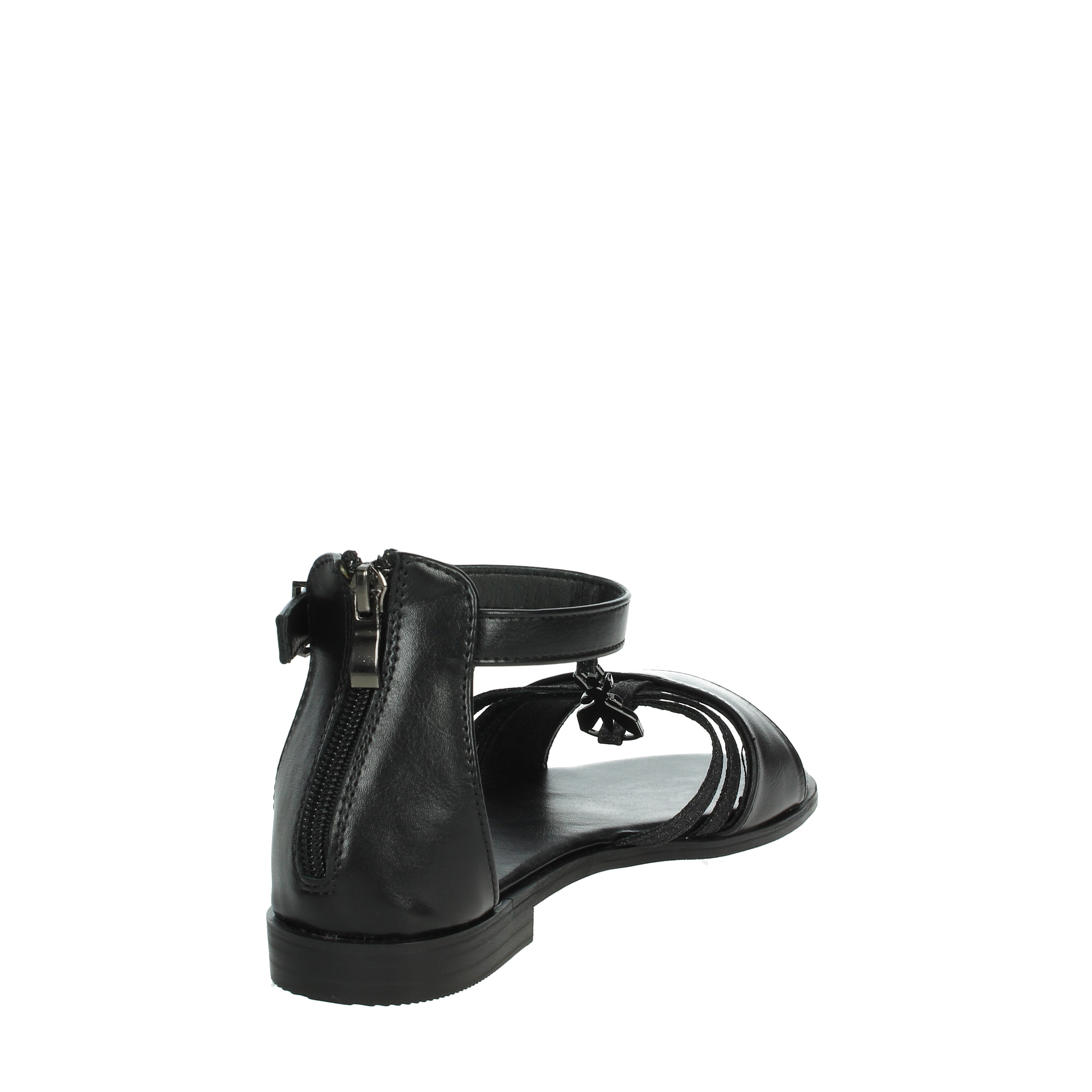 SANDALI BASSI PJ293.01 NERO Nero - Shoes Point