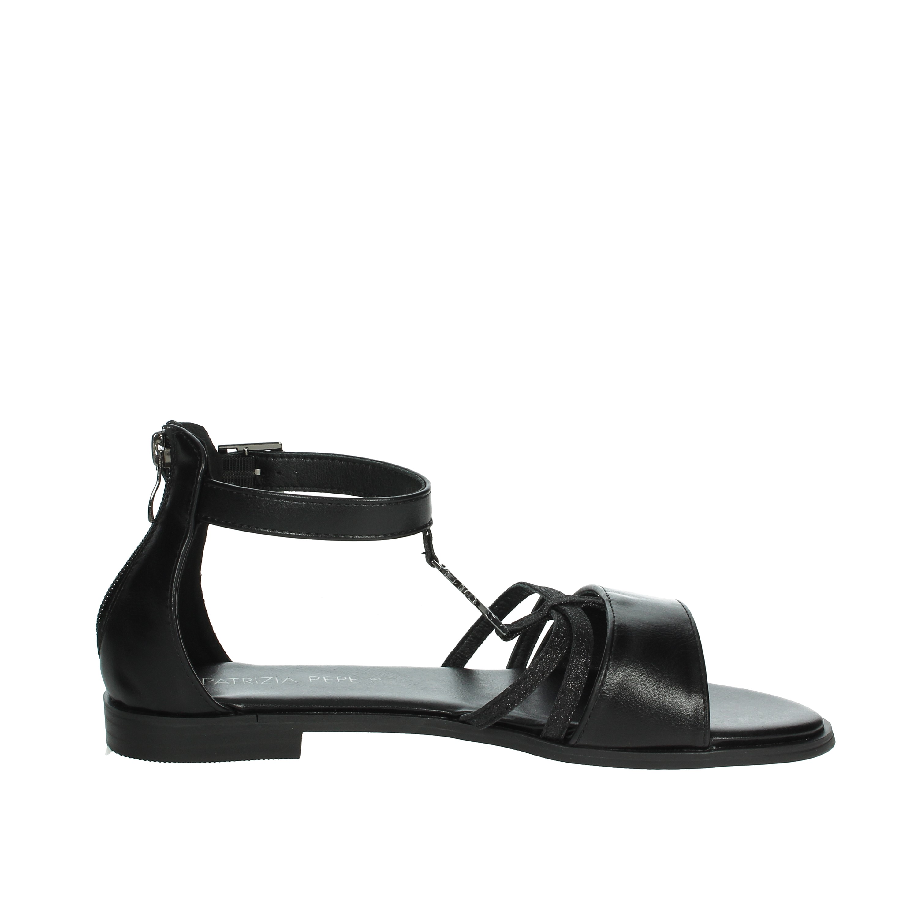 SANDALI BASSI PJ293.01 NERO Nero - Shoes Point
